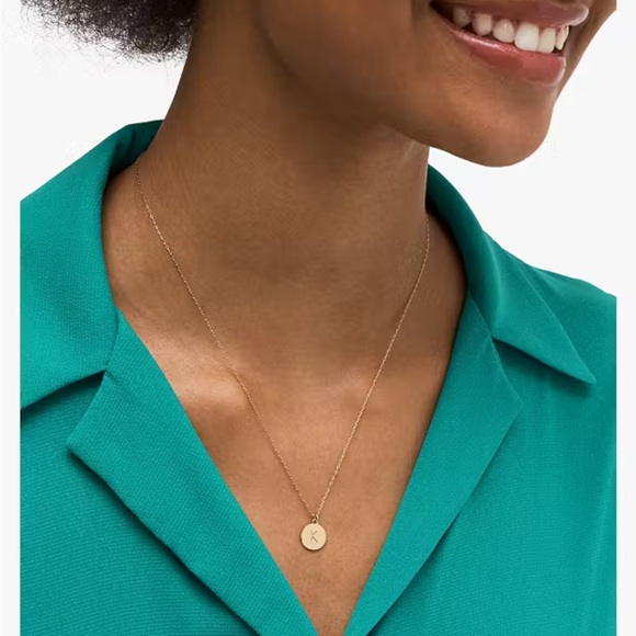 kate spade | Jewelry | Nwt Kate Spade K Mini Gold Pendant | Poshmark